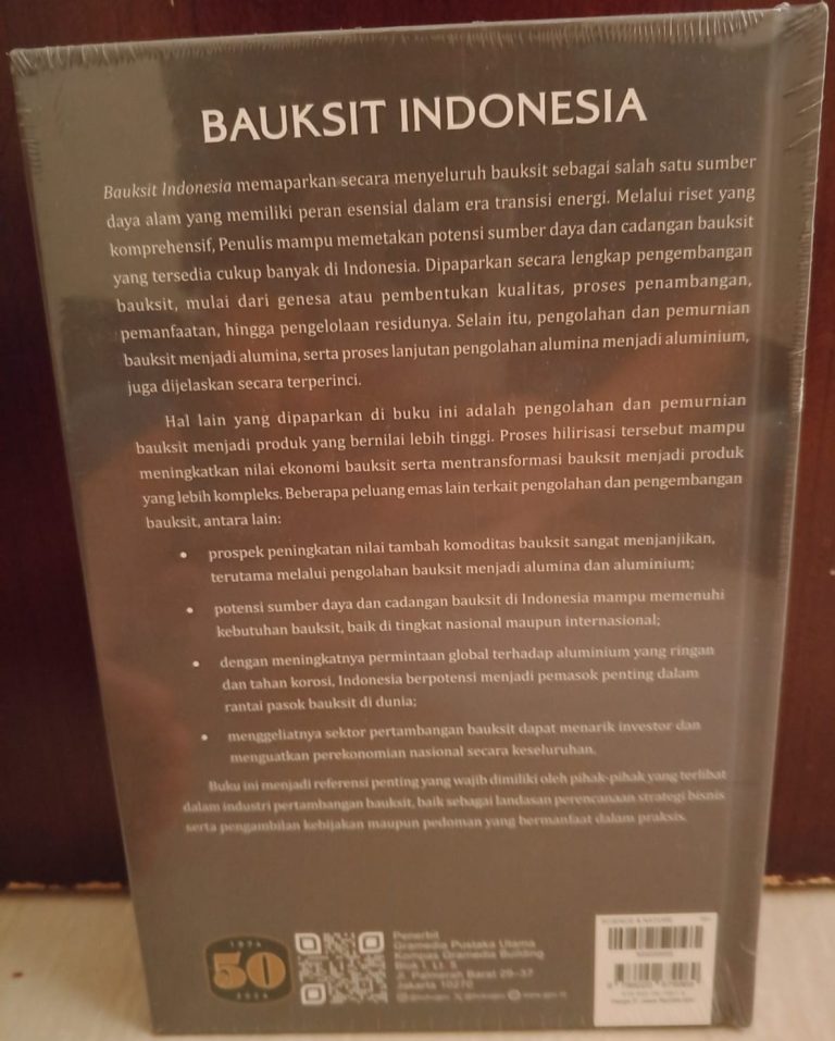 Buku Bauksit Indonesia Irwandy Arif Gramedia Pustaka Utama